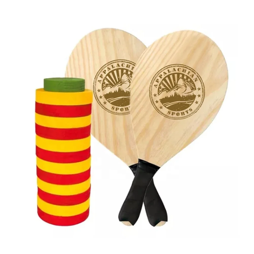 EASTOMMY Wooden Tejo Beach Game Set - Fun & Colorful