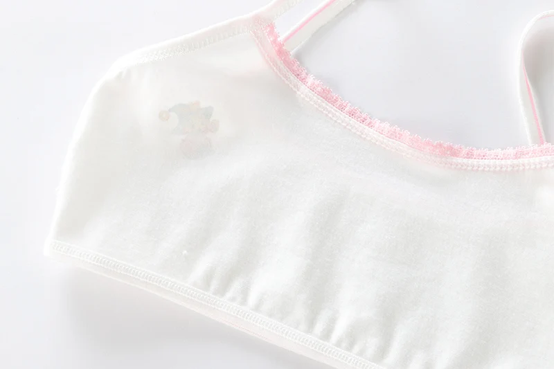 5pieces Of Girls Bra Developmental Period 6-9-11-12 Years Old Childrens ...