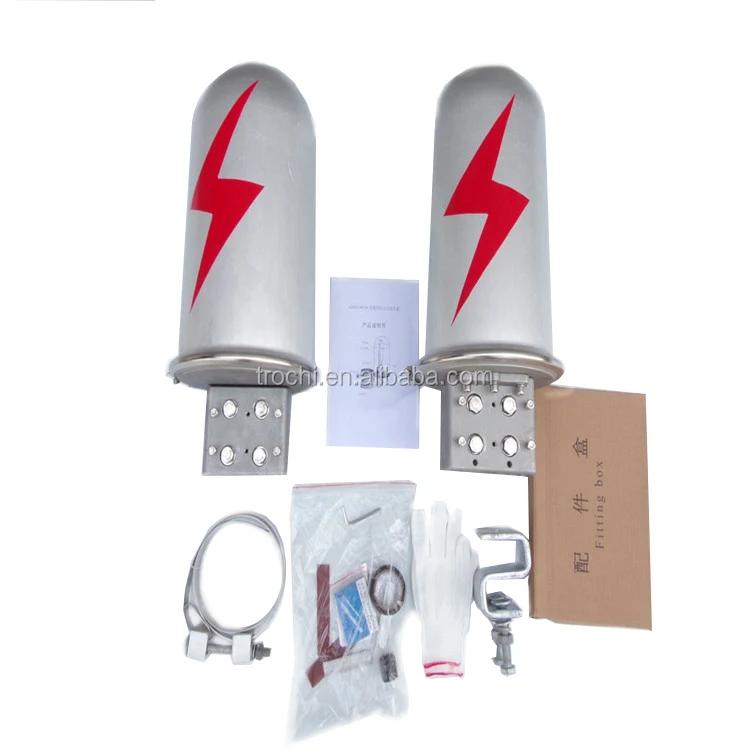 Adss/opgw Fiber Optic Cable Splice Closure 12/24/48/96/144 Core Metal ...