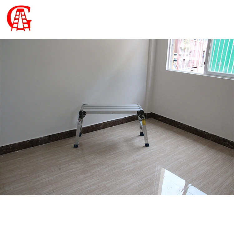 Big Folding Two Step Hop up Adjustable Aluminium Platform