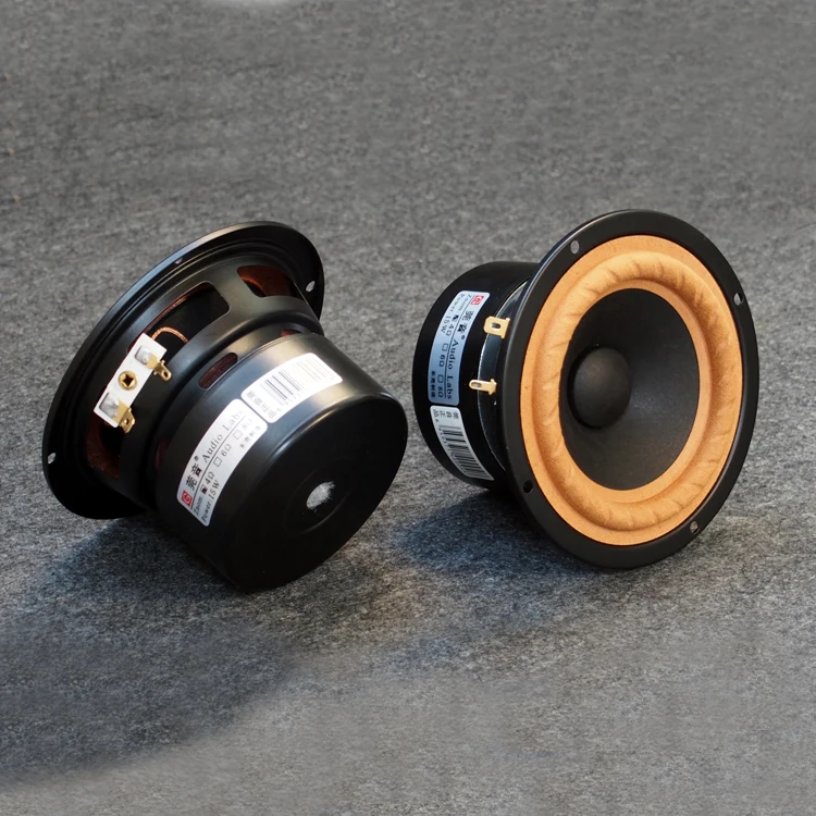 Audio Labs Top End 4'' Inch Full Range Speaker Tweeter Unit Sets Yellow ...