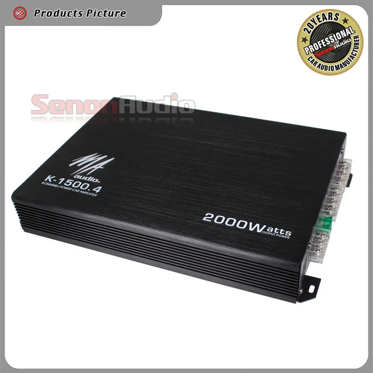 2000 Watt Sound Power Car Amplifier - Senon Audio K1500.4-B