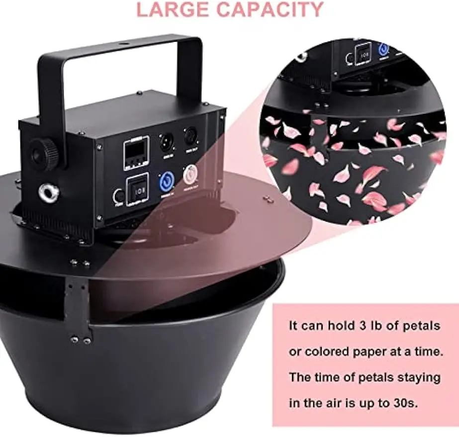 150w Colorful Paper Mini Swirl Floating Ceiling Confetti Blower Machine ...