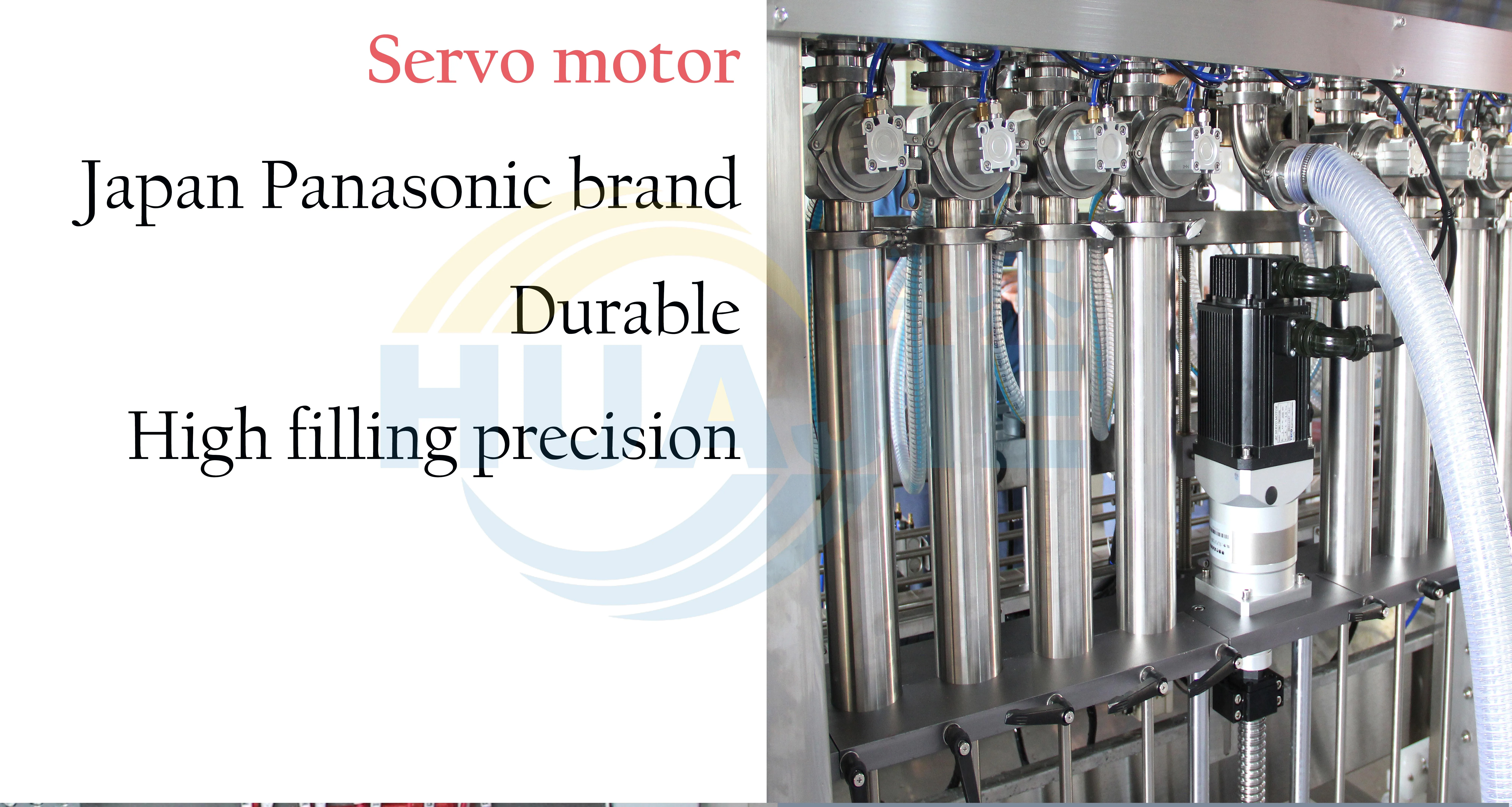 Huajie Automatic Low Viscosity Lotion Filling Line And Fully Auto Motor ...