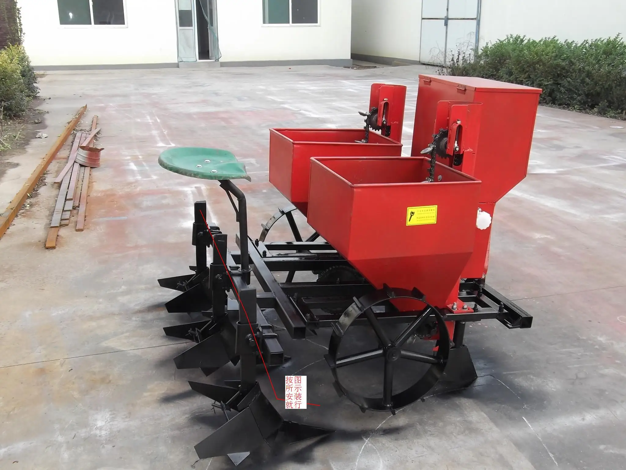 Potato Planting Machine Two Rows Potato Planter Potato Planting Sowing