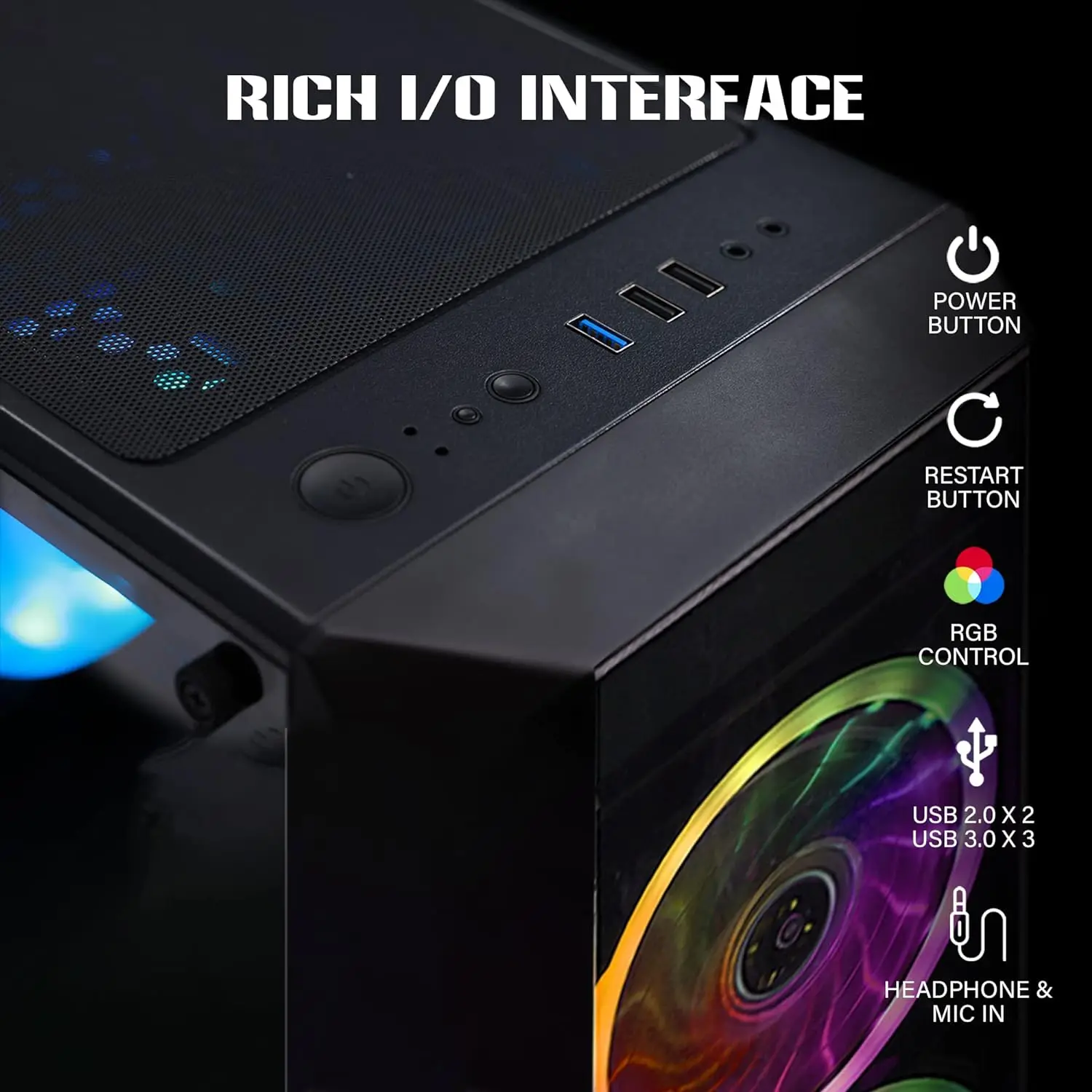 Professional Home Gaming Computer Console - RGB Gaming PC