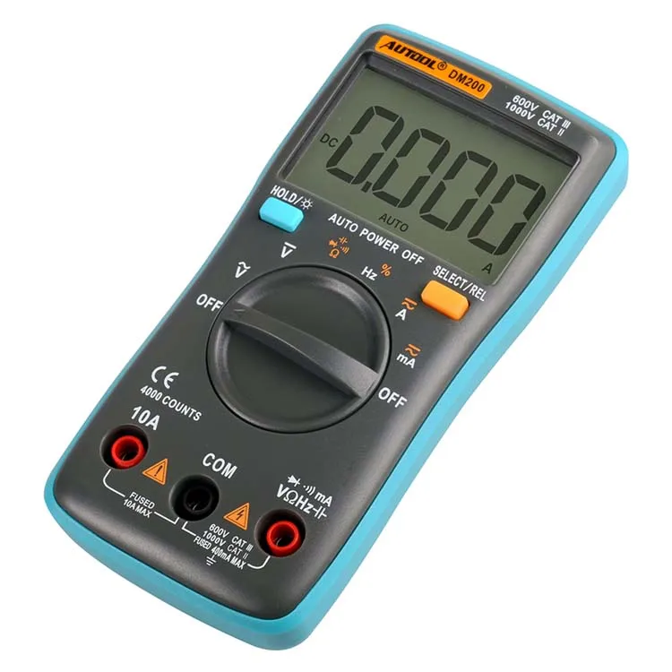 AUTOOL DM200 Multimeter - Reliable Portable Test Tool