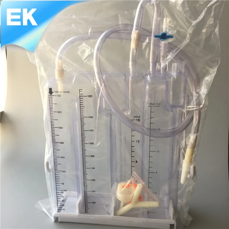 2500ml Triple Chamber Chest Drainage Bottle - Buy Chest Drainage Bottle ...