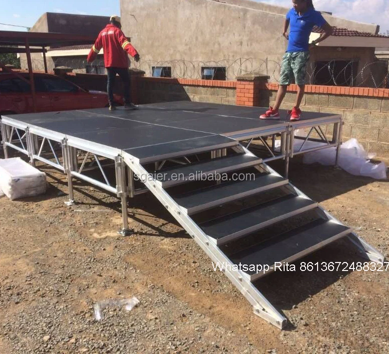 Factory Aluminum Stage Platform 4x8 ft Stage Deck Aluminum Outdoor ...