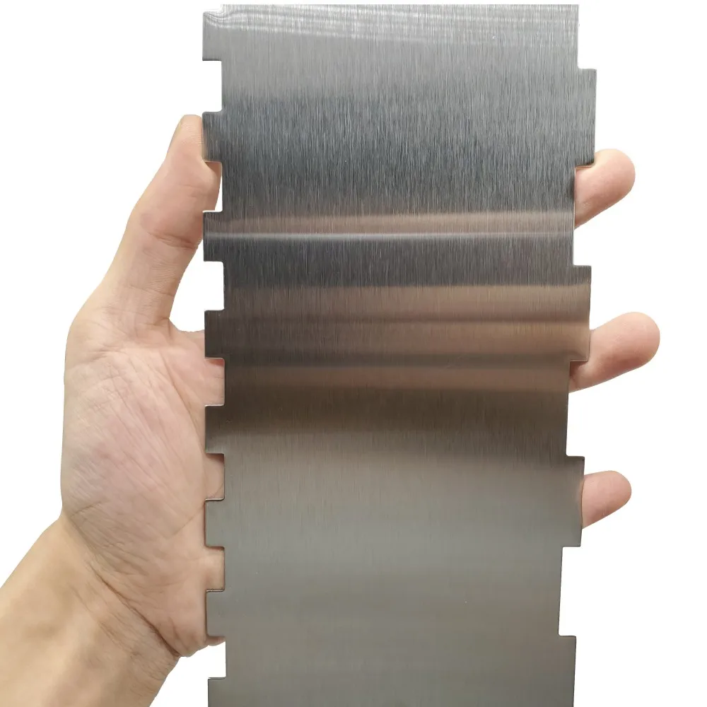 AK Stainless Steel Cake Scraper Cake Decorating Comb Smoother ...