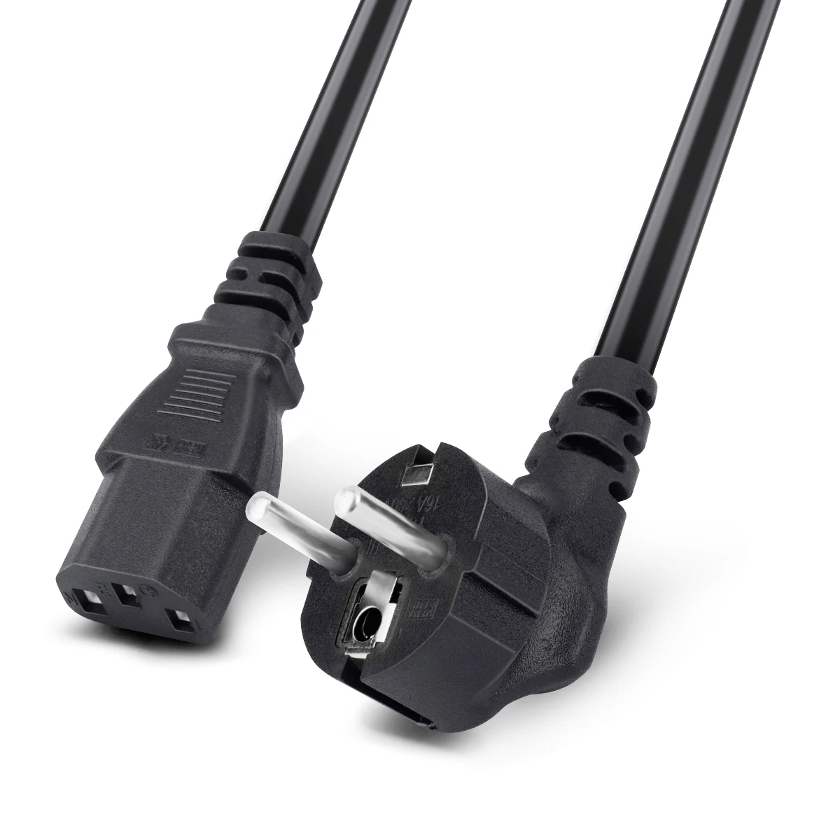 1.5M EU Male Power Cord Plug for Computer - Factory Price