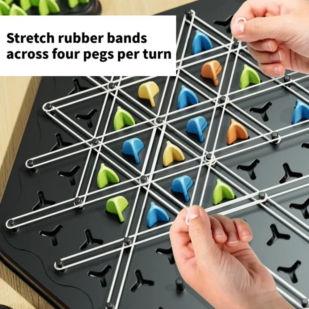 Tiktok Classic Puzzle Board Game Chain Chess Triangle Chess