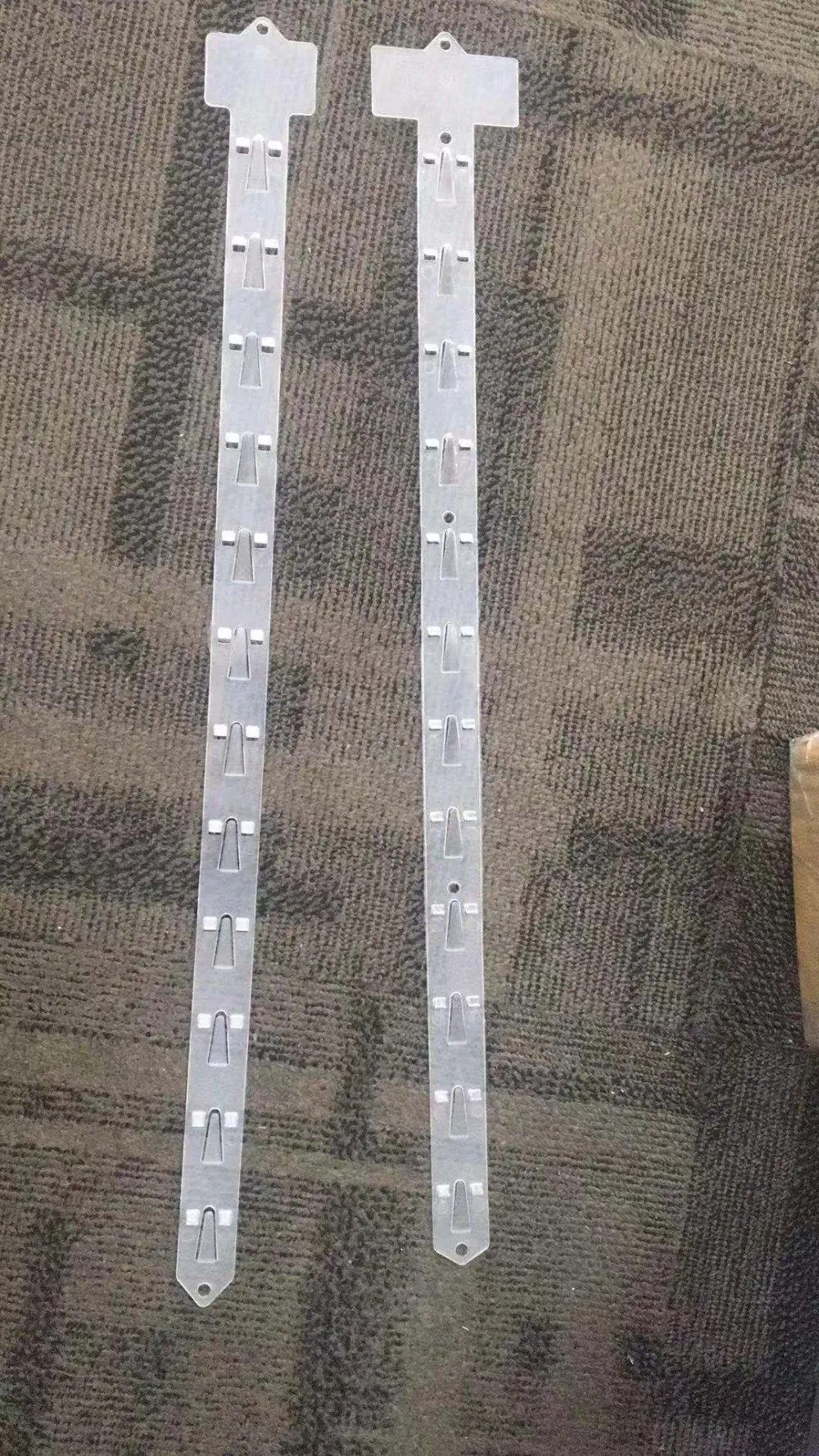 Retial Plastic Hanging Display Clip Strips For Supermarket Hang Strip ...