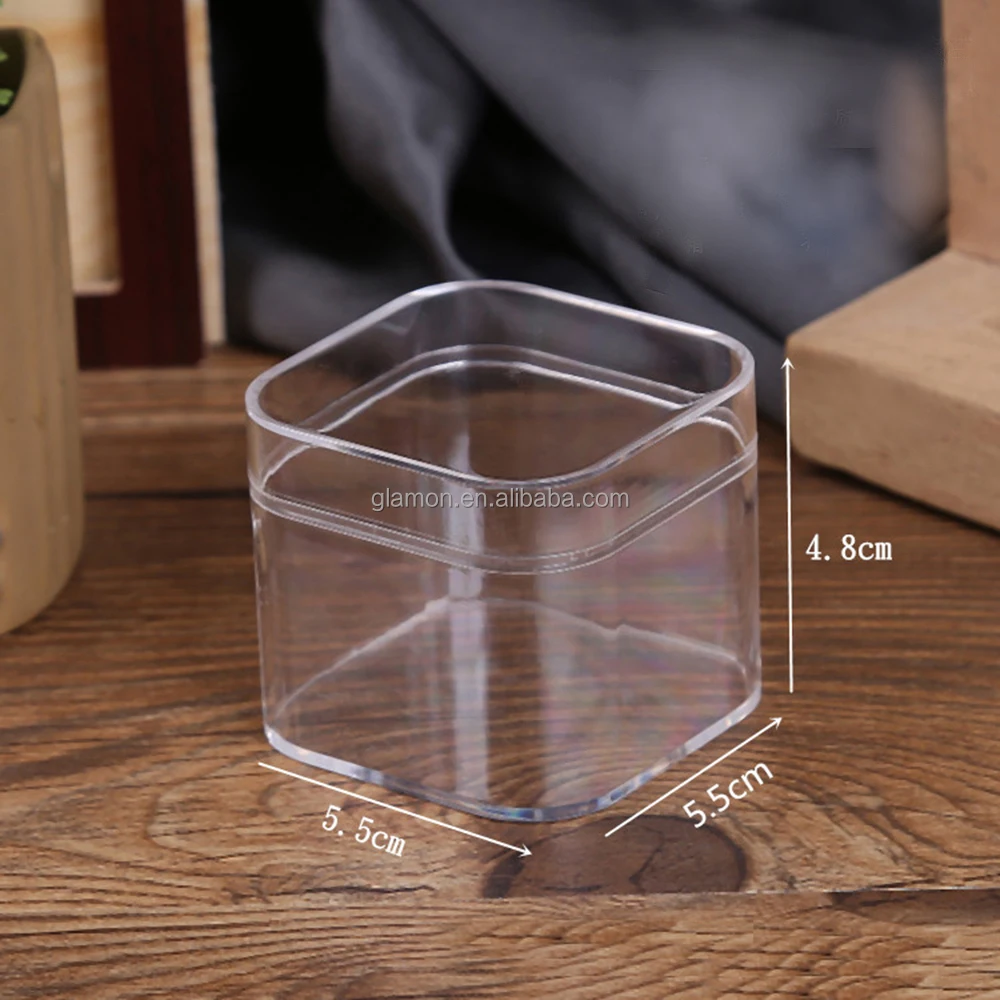 Clear Acrylic Boxes Round Edges Boxes For Gifts Weddings Party Favors ...