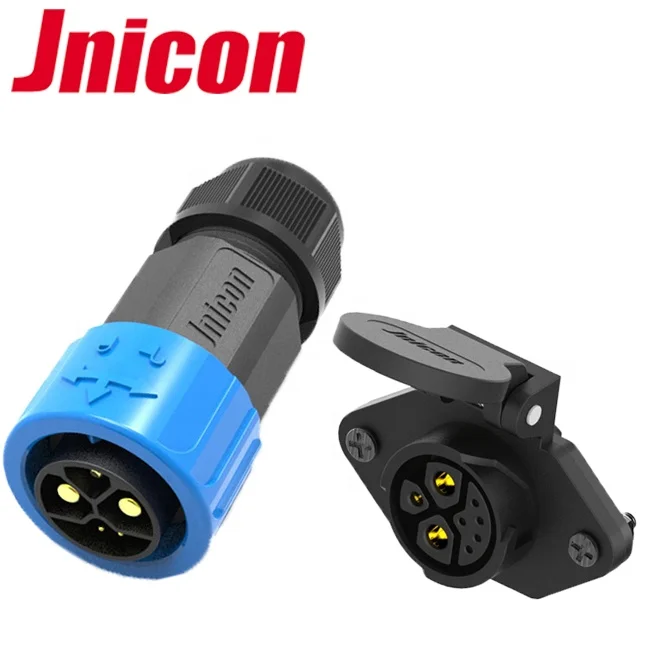 Jnicon M23 Quick Lock 2+1+5p 8pin Waterproof Connector For E-scooter E ...