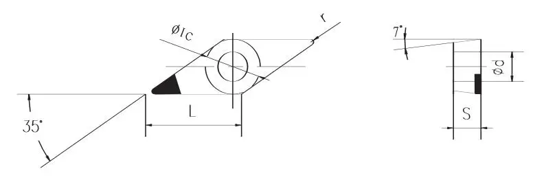 VCGT1604 PCD Turning Inserts - Sharp, Wear Resistant Tools