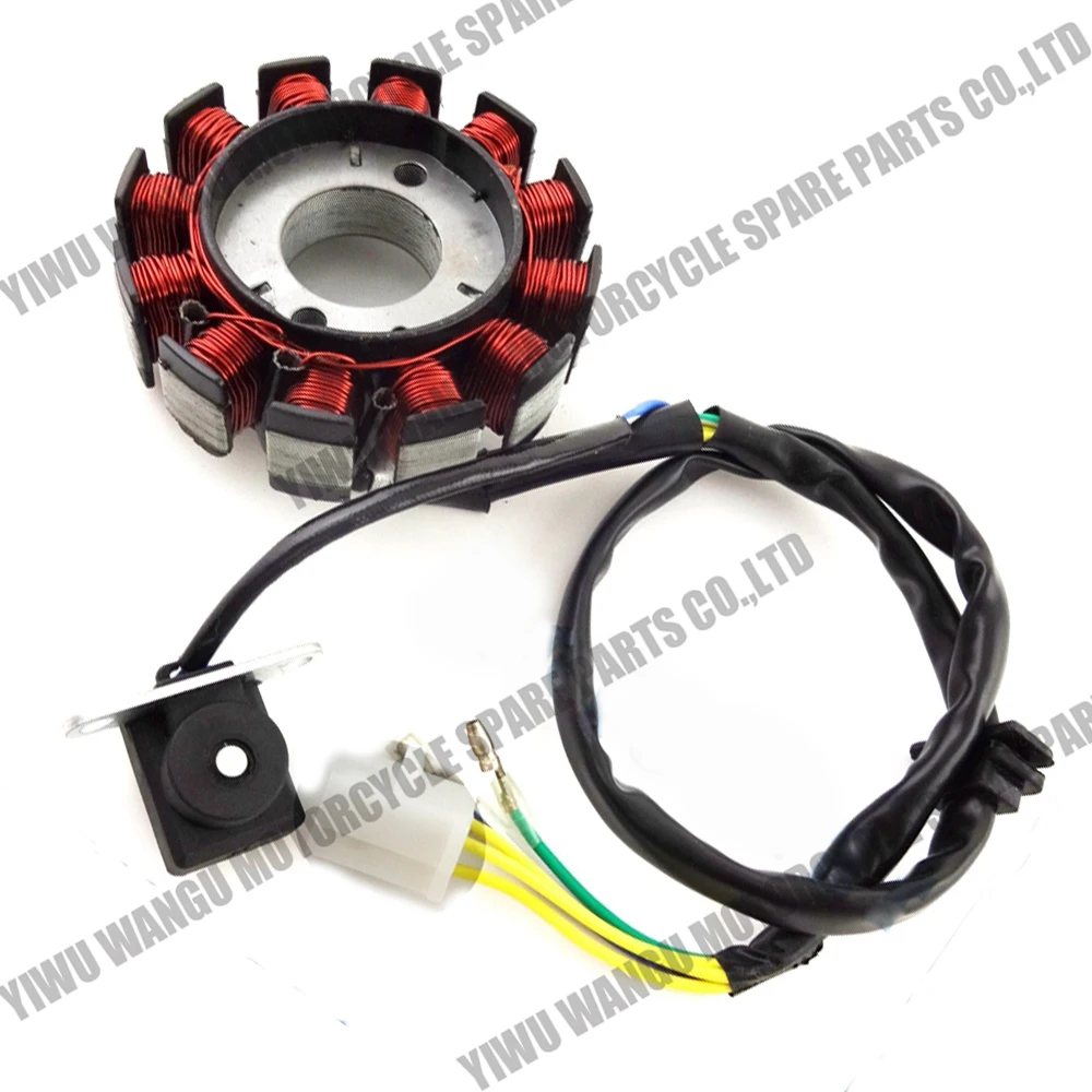 Gy6-125 Motorfiets Scooter Generator 6 Spoelen Magneto Stator Voor ...
