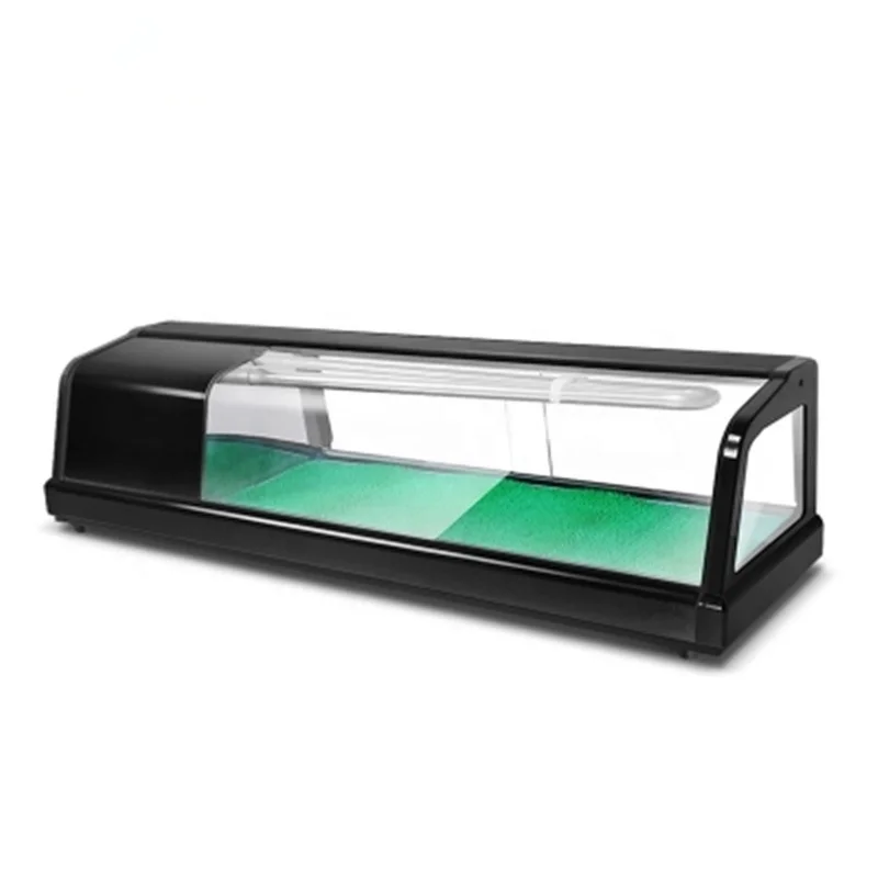 Japanese Sushi Display Cabinet Salad Seafood Display Table Countertop ...