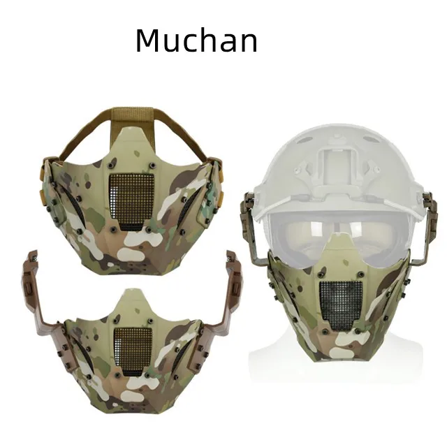 MUCHAN Tactical Paintball Helmet - Durable & Protective