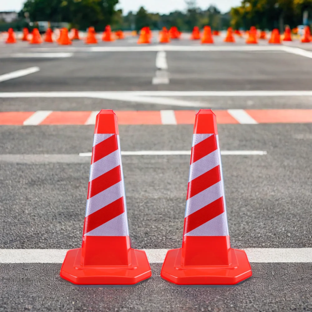 Warning Reflective Emergency Cone Flexible Pvc Road Traffic Cone Safety ...