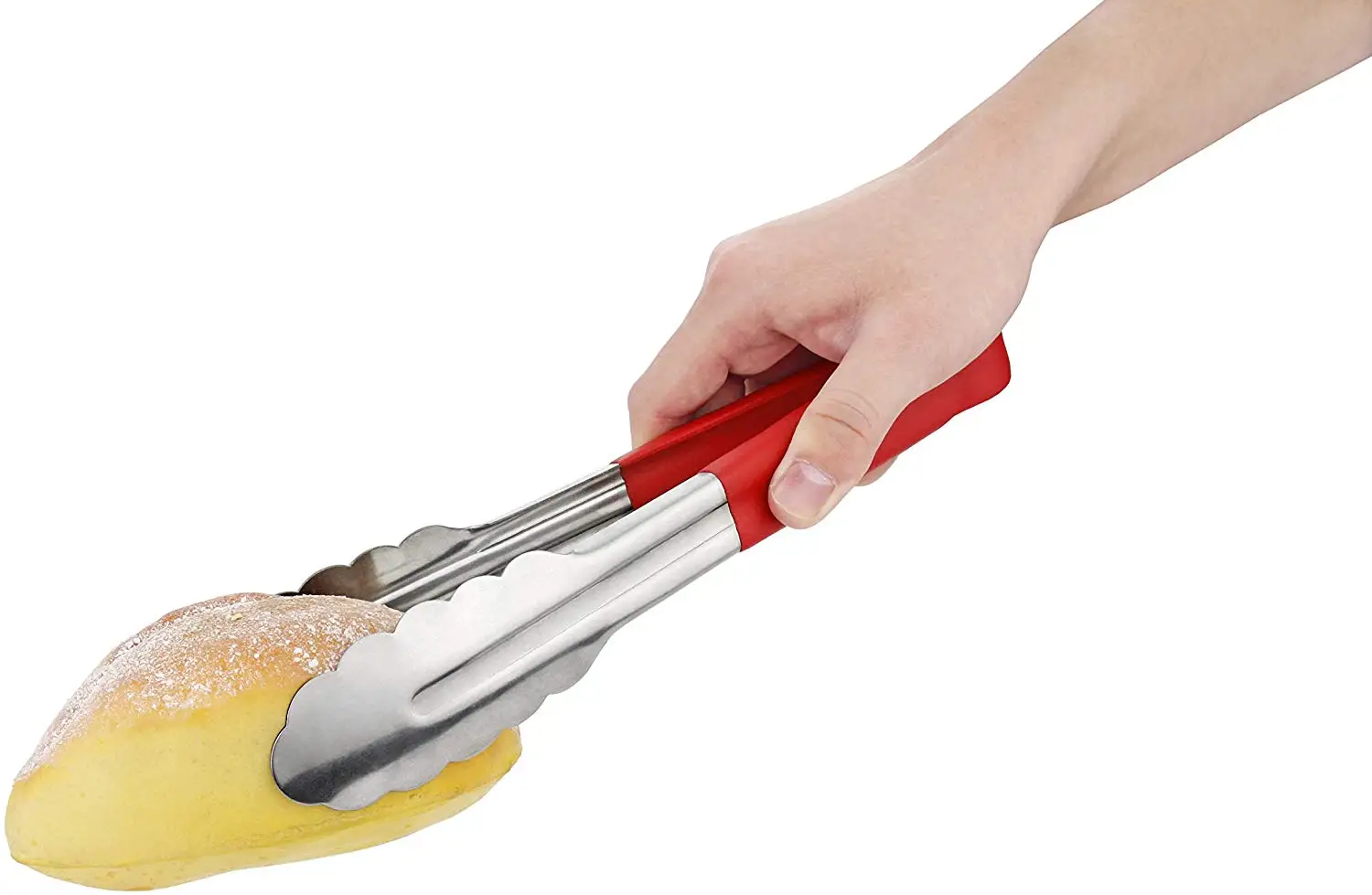 Stainless Steel Scalloped Utility Tong Vinyl Coated Utility Tongs ...