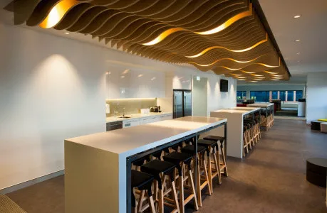 Customized Aluminum Wave Baffle Ceiling Design - Buy Wave Ceiling,Wave ...