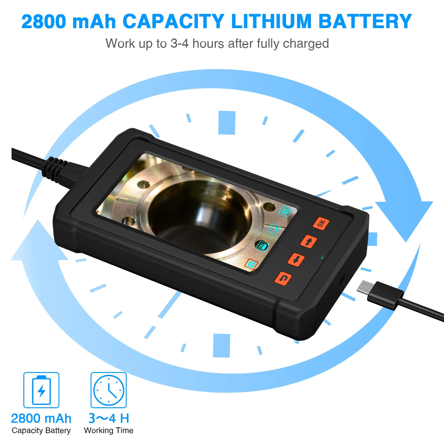 Wide Focus Range Device High Quality 4.3-inch Screen 1080p Video ...