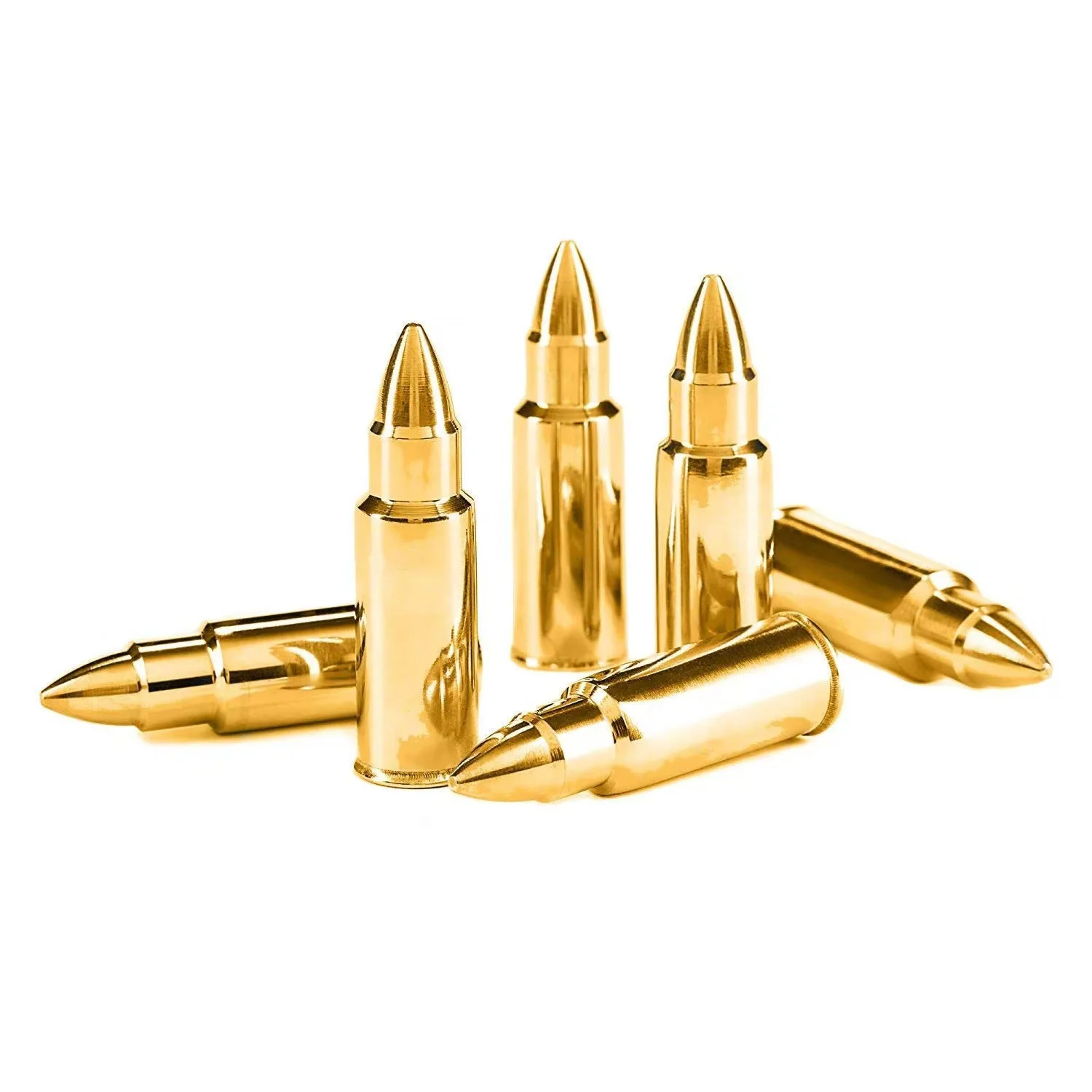 FSE Stainless Steel Bullet Ice Cube Whiskey Chilling Stone Reusable ...