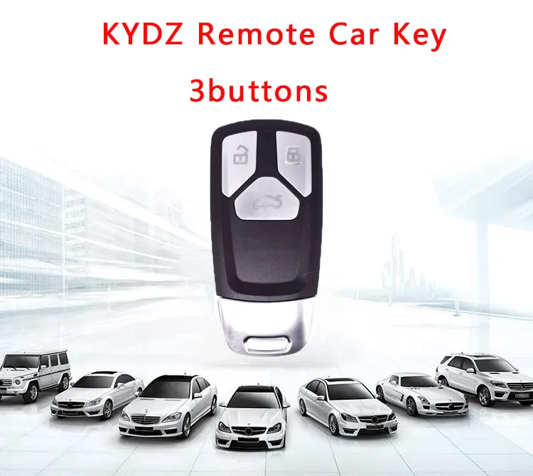 Kydz 3 Buttons Clone Remote Car Key For A-udi Shape Smart Remote Key ...