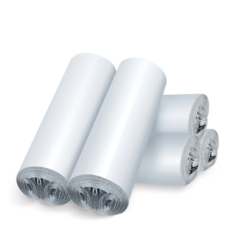 White Custom Logo Plastic Poly Mailer Waterproof Courier Mailing Bags ...