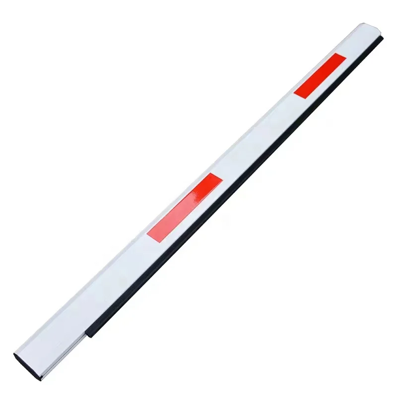 6 Meter Straight Octagonal Boom Barrier Arm with Rubber Strip