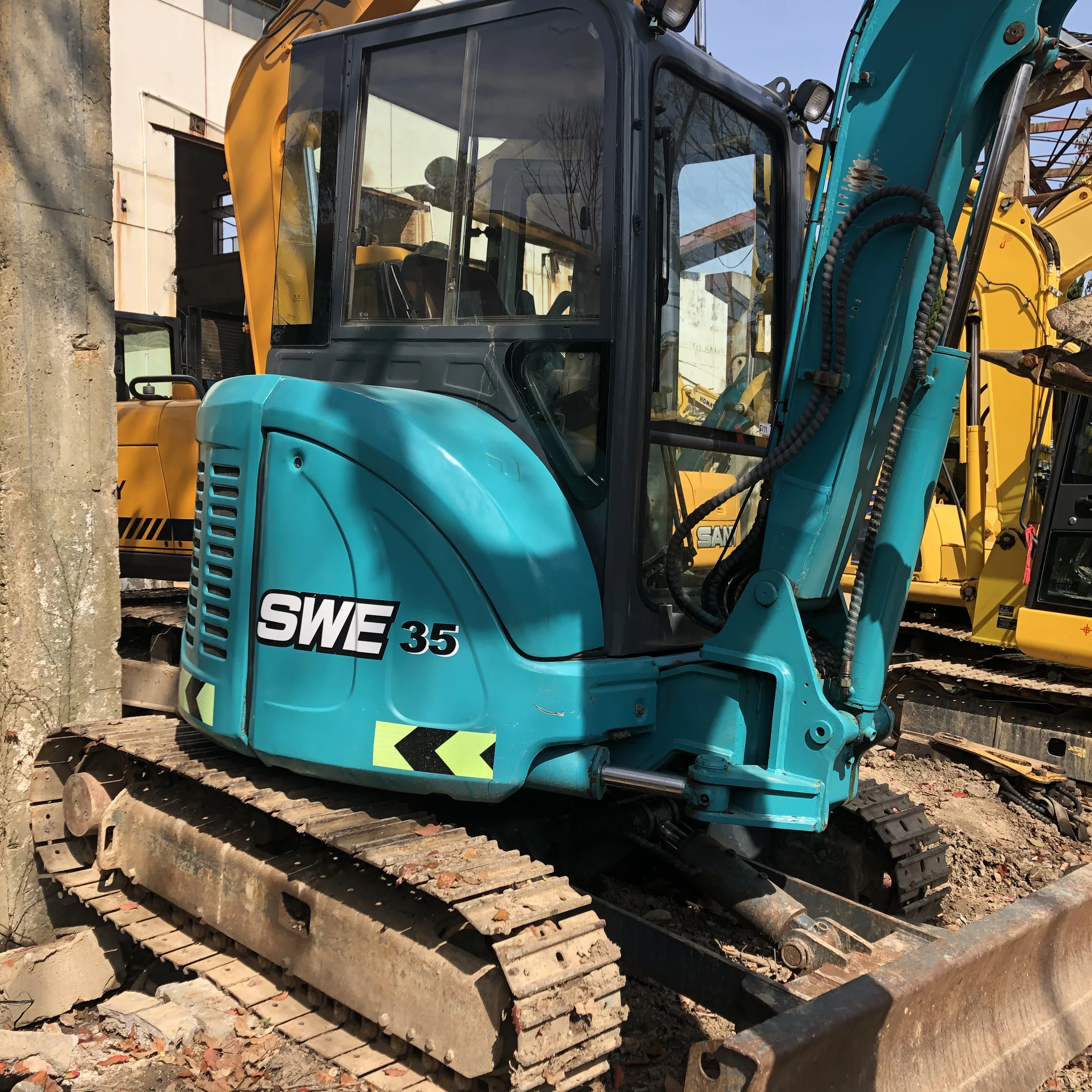 Small Used Sunward Swe35 Swe60e Swe90 Excavator - Buy Used Sunward ...