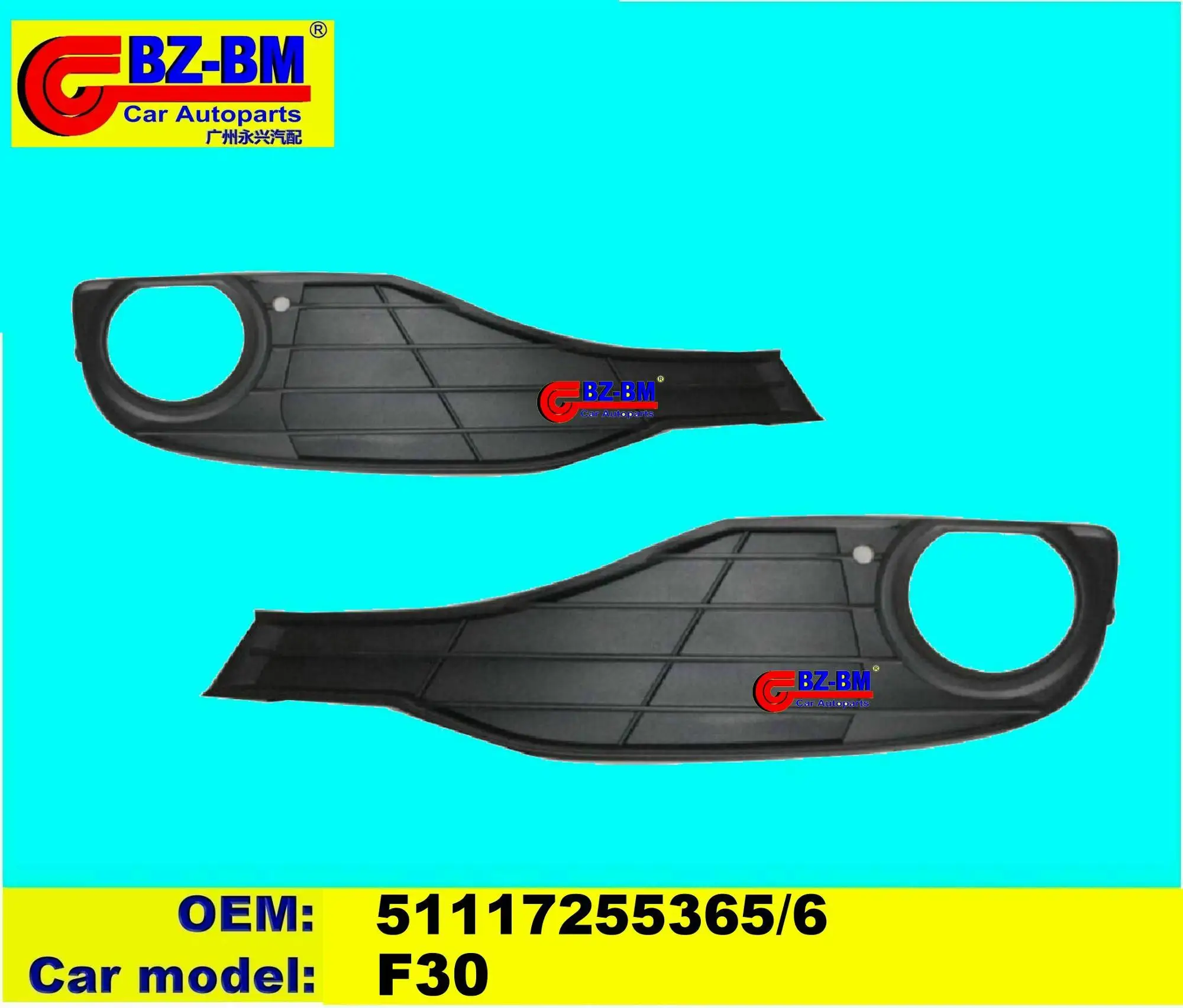 For Bmw Front Bumper Grill Cover Body Part E66 E65 63178379683/ ...