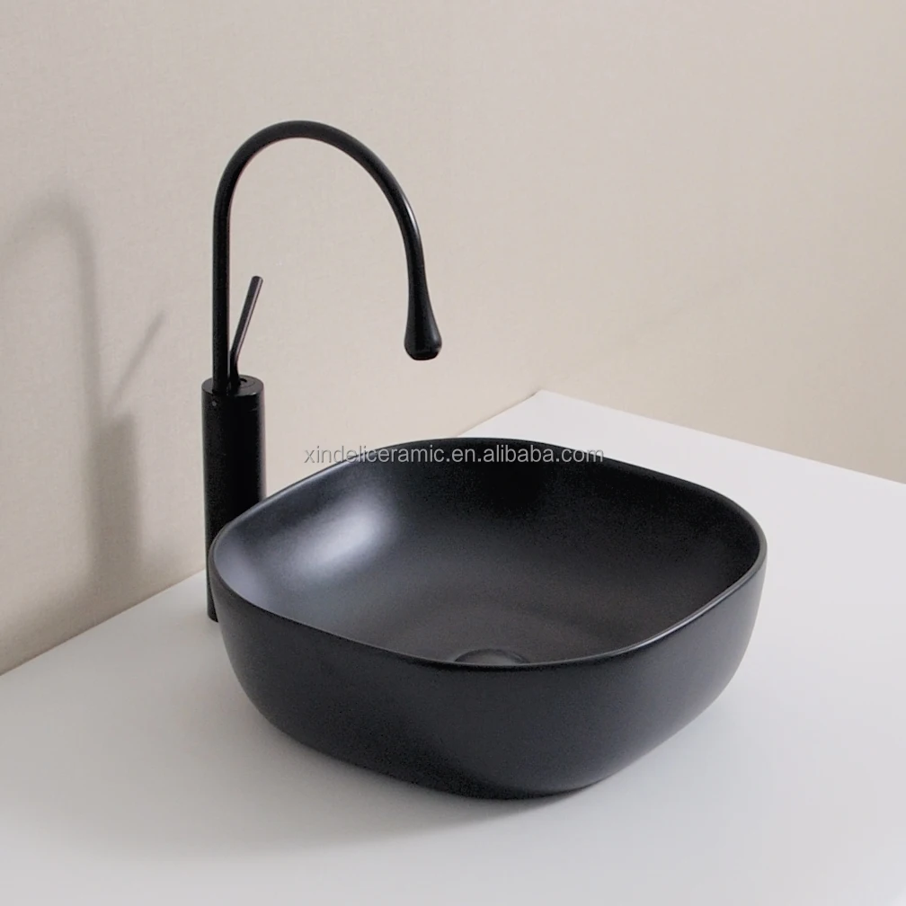 Modern Counter Top Wash Basin Ceramic Scratch-resistant Bathroom Sink ...