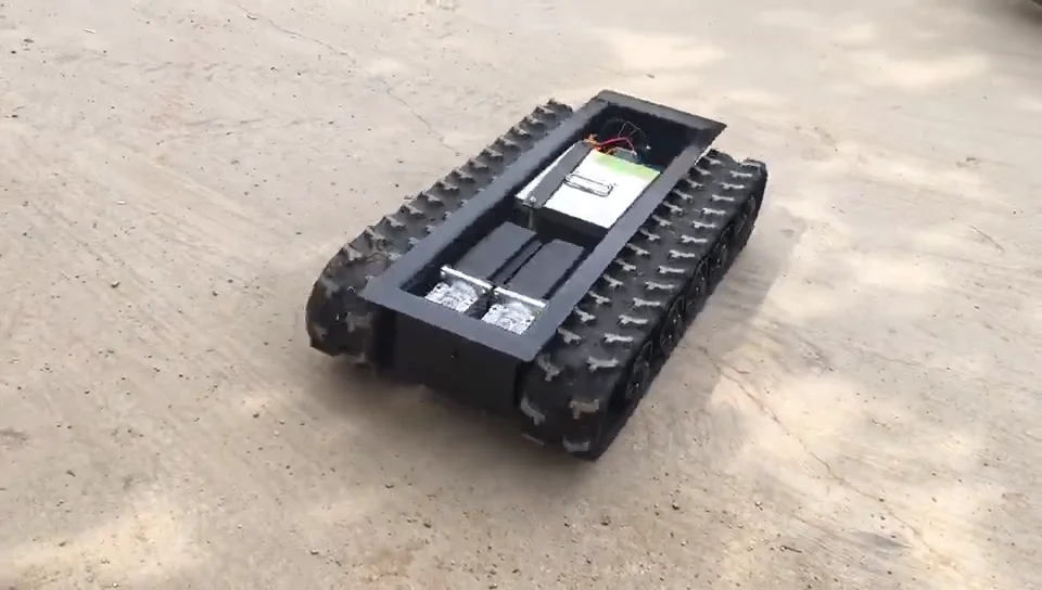 Robot Rubber Tracked Small Machine Max Load 300kgs Tracked Robot ...