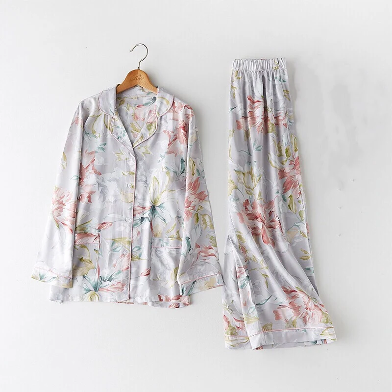 Wholesale Cotton Fat Woman Hemp Adult Pyjamas Women Sleepwear 2 Piece ...