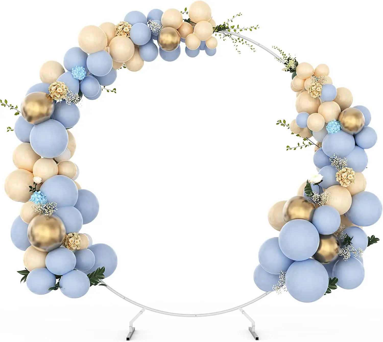 Round Stand Golden Circle Balloon Arch Frame for Parties