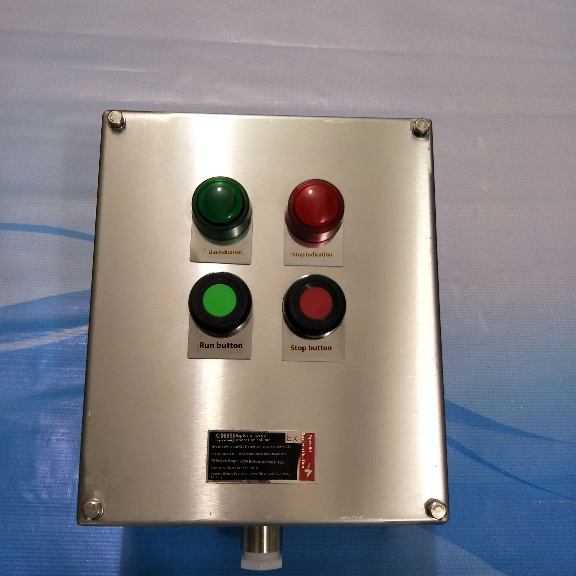 Customizable 316 Stainless Steel Explosion-Proof Control Box Anti-Corrosion Electronics ...