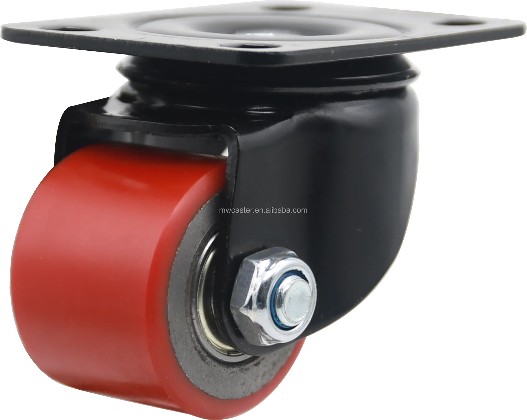 Mw 2 Inch Low Profile Caster Wheels Fixed Swivel Caster And Wheel With ...