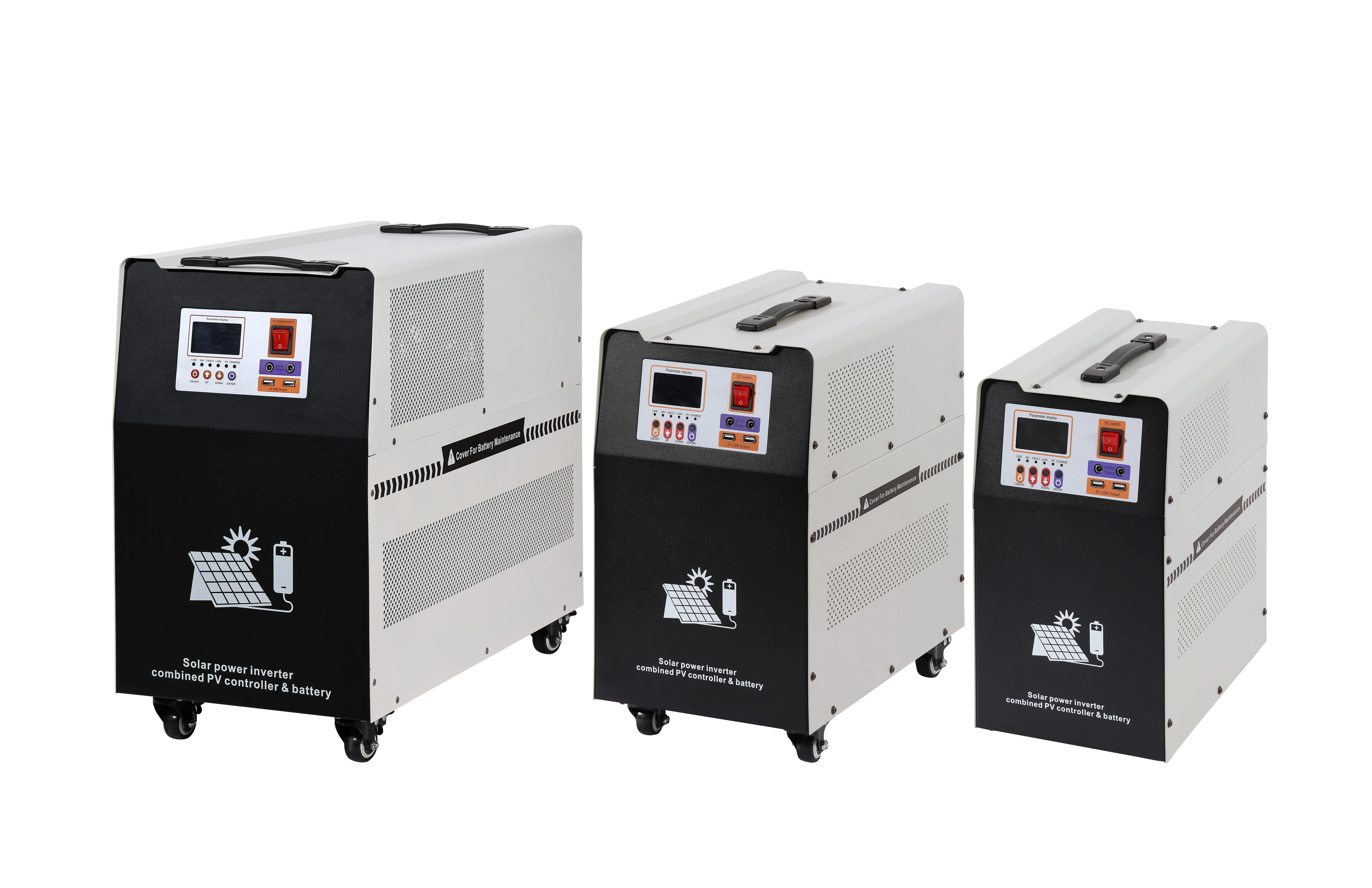 Off-grid All-in-one Solar Power Inverter 5000w 5kw Lithium Battery 5kwh ...