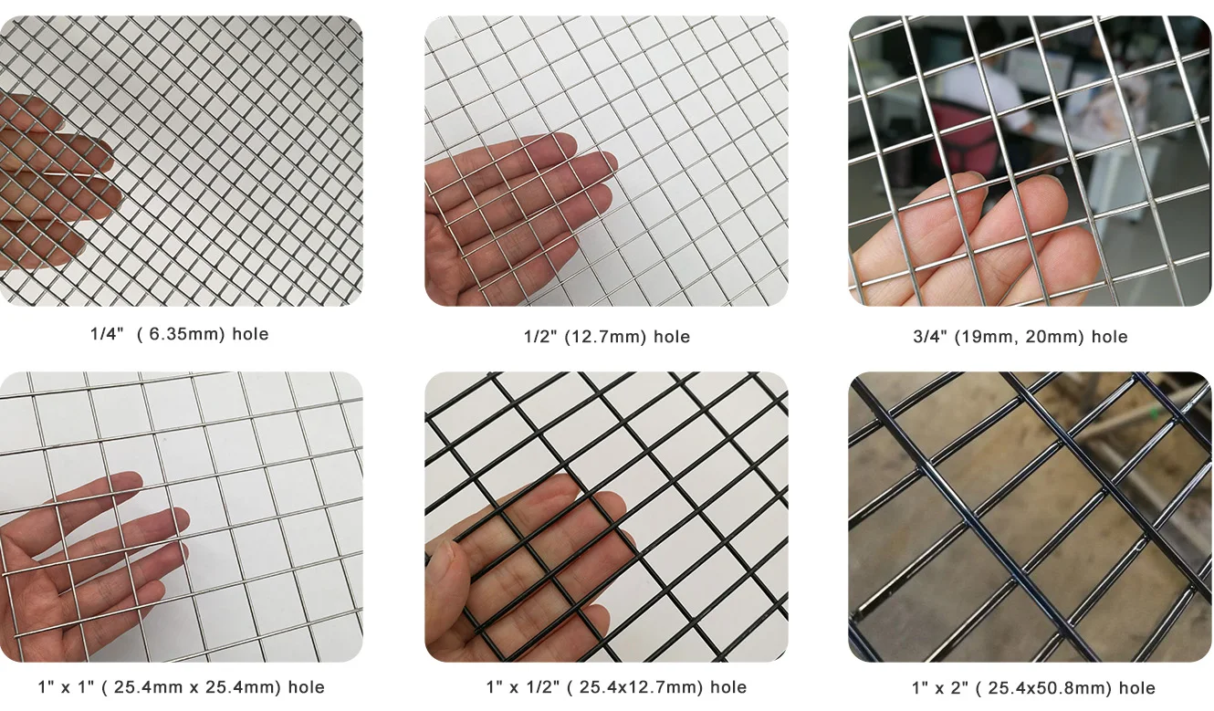 1x1 1x1/2 2x2 Iron Gi Welded Mesh Panel Beams Galvanized 9 Gauge Welded ...