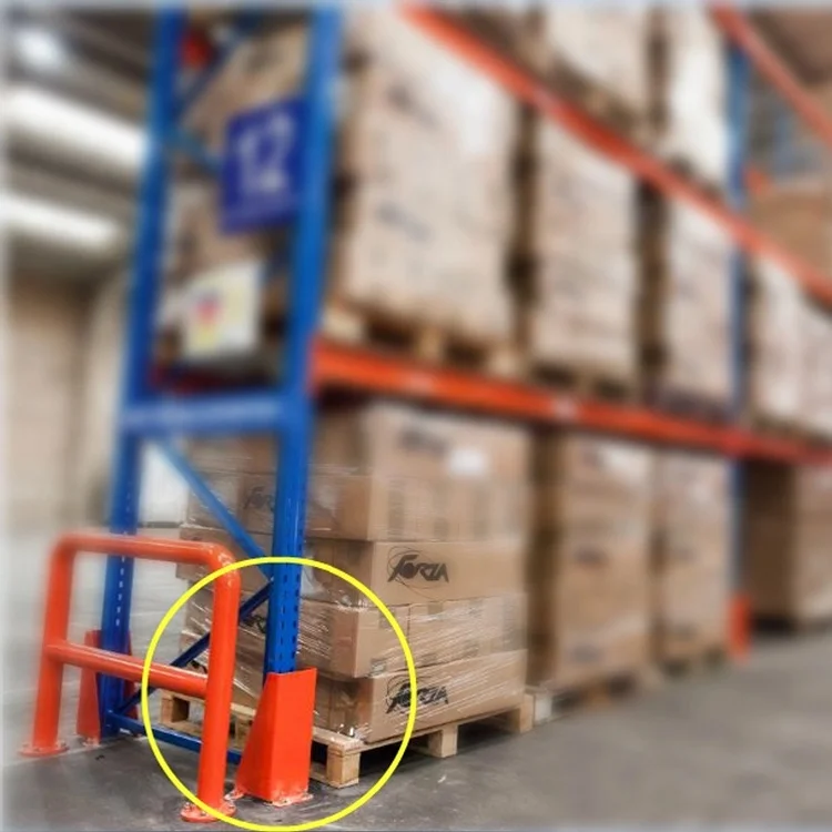 Pallet Rack Upright Protector Column Guard For Warehouse Storage - Buy ...