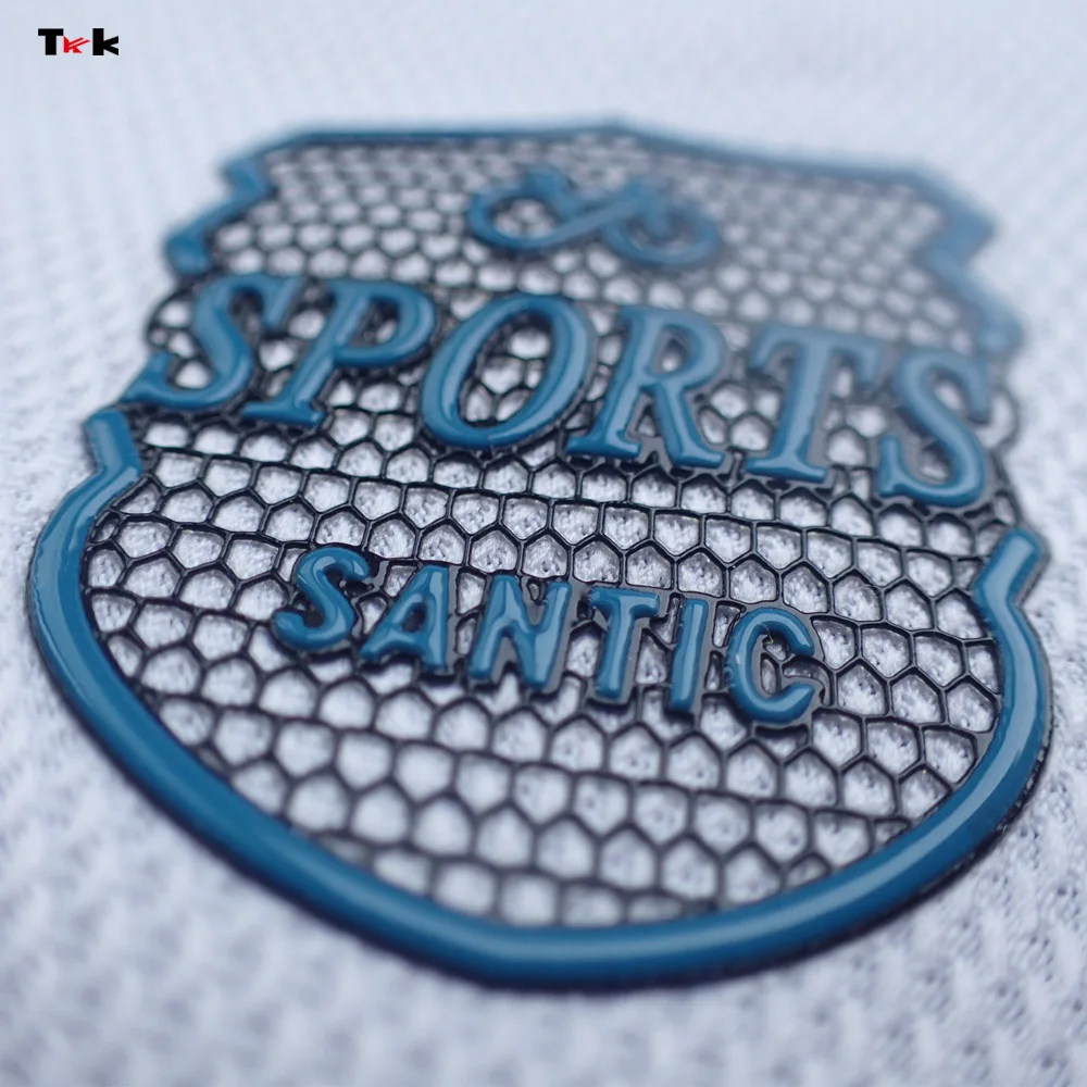 Custom 3d Tpu Patch Brand Logo 3d Rubber Silicone Heat Transfer ...