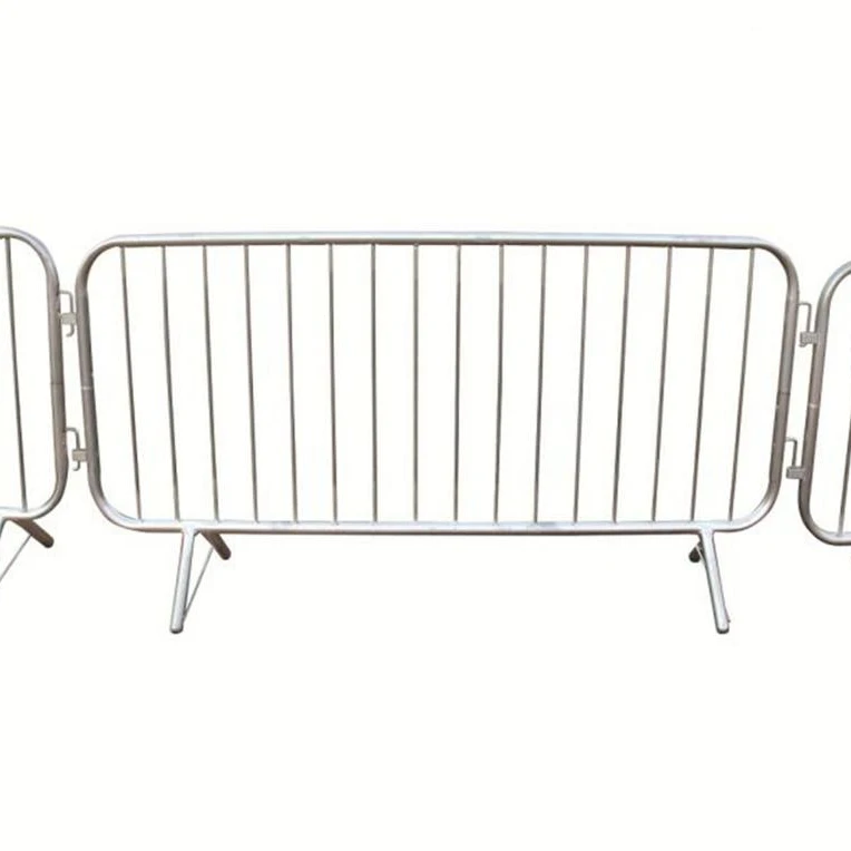 Traffic Fence Heavy Duty Portable Movable Temporary Steel Road Police ...