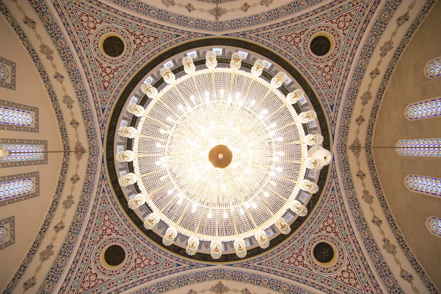 Custom Made Design Mosque Chandelier Islam Copper Crystal Lighting ...