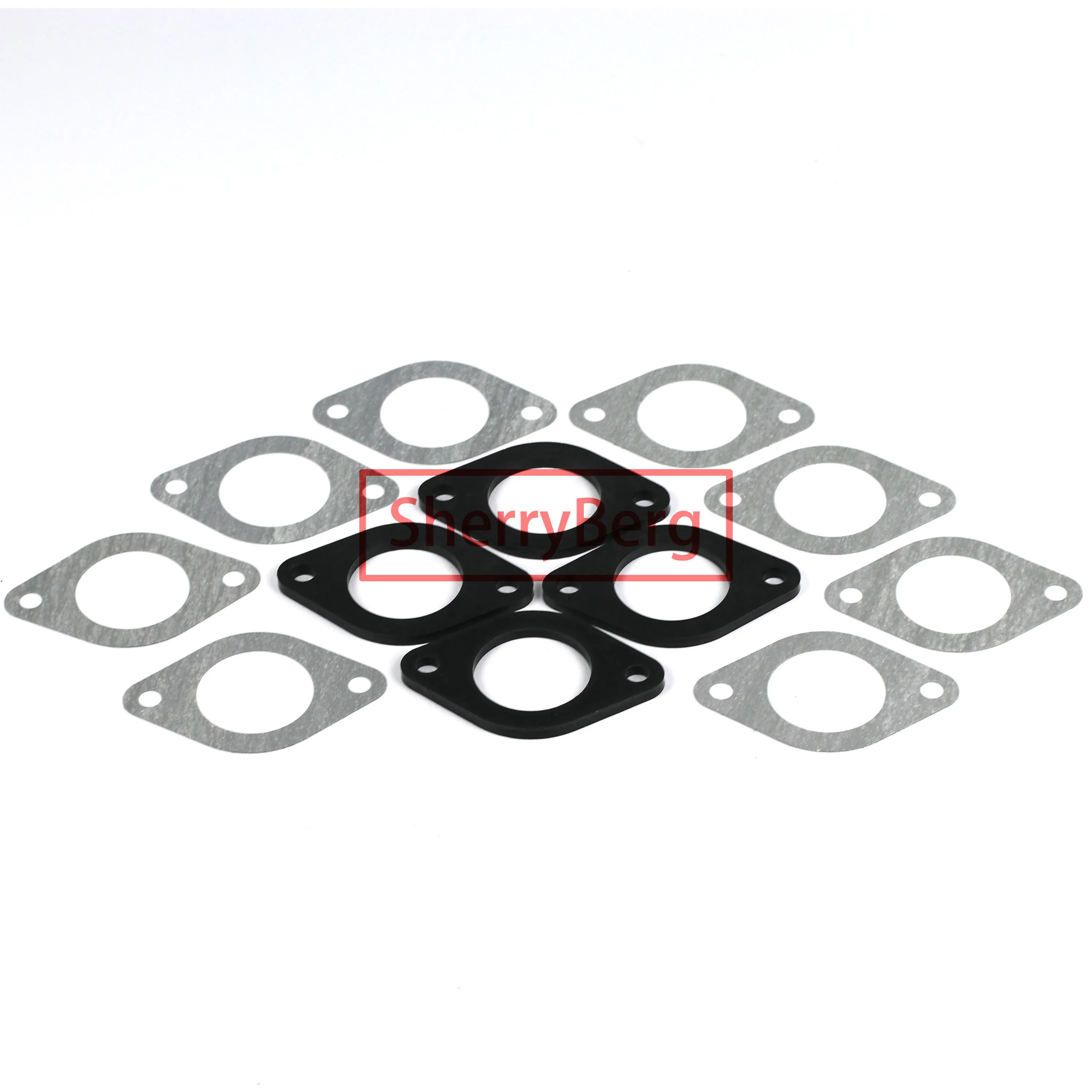 Sherryberg Dual Dcoe Kit 40mm/42mm/45mm/48mm/50mm Throttle Bodies Set For Weber Jenvey Dellorto ...