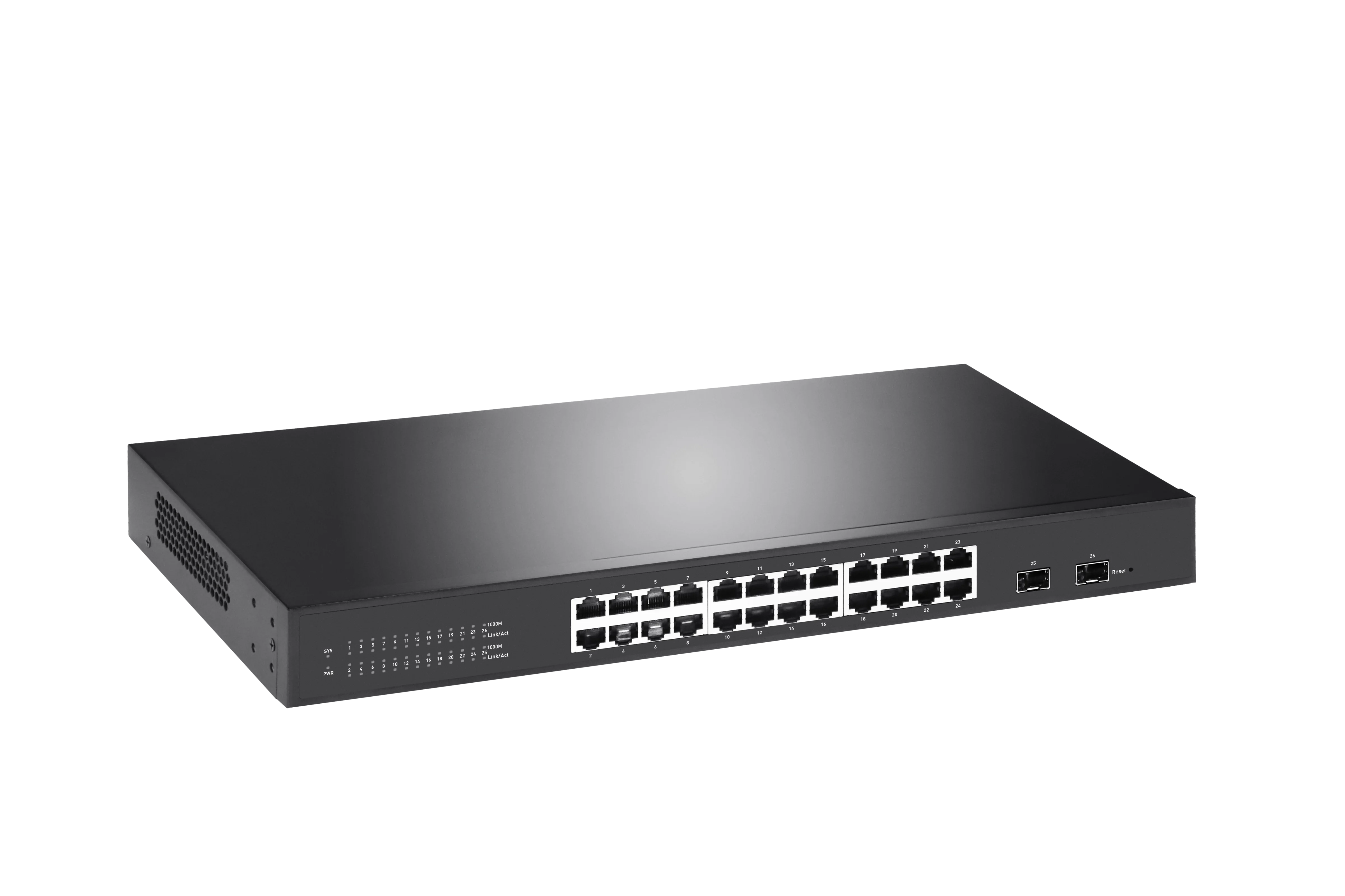 400w 24 Port Unmanaged Gigabit Switch With 2 Sfp Ports Factory Oem/odm ...