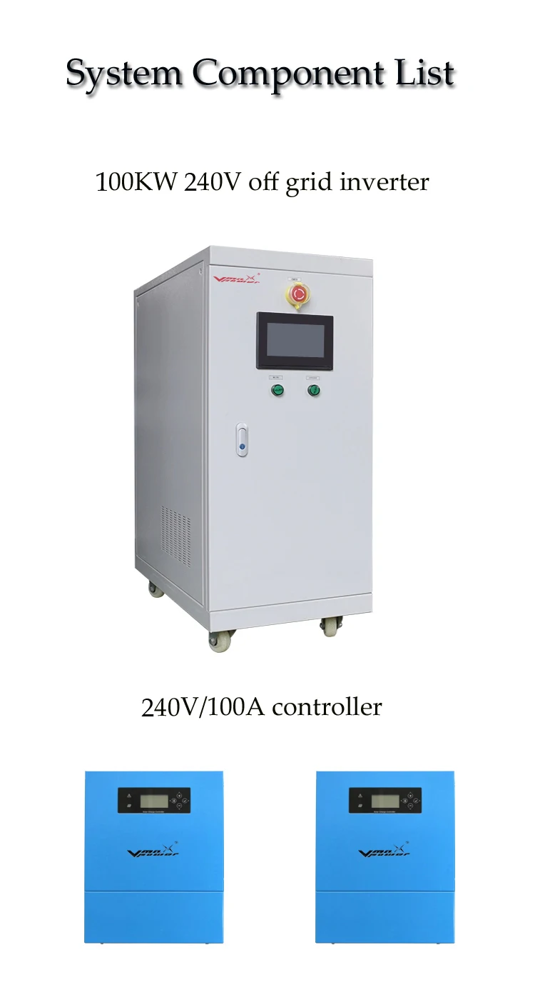 Vmaxpower 100kw off Grid Hybrid Solar Inverter for Solar Energy Systems