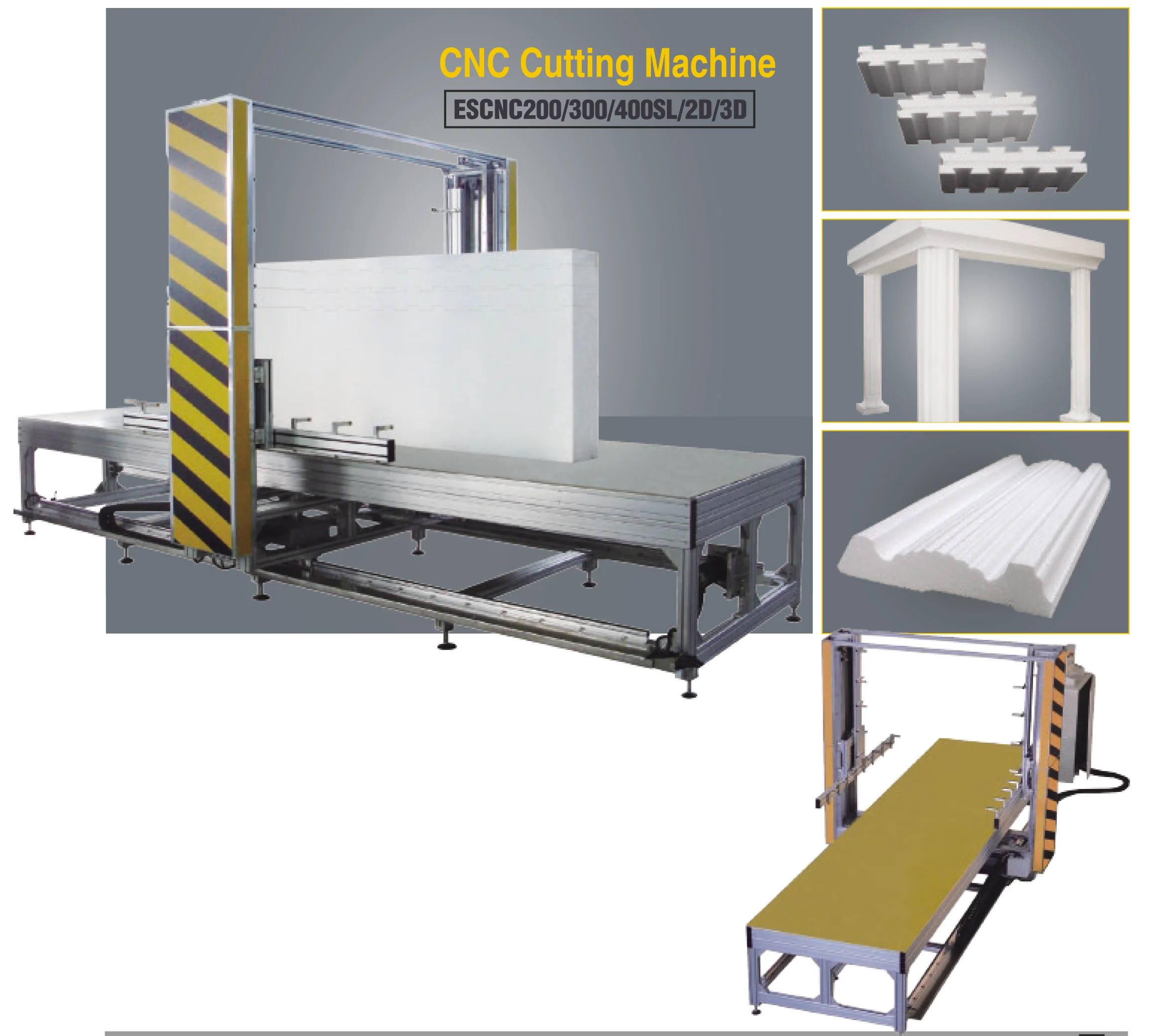 Fully Automatic Styrofoam 3d & 2d Cnc Foam Cutting Machine For Eps ...