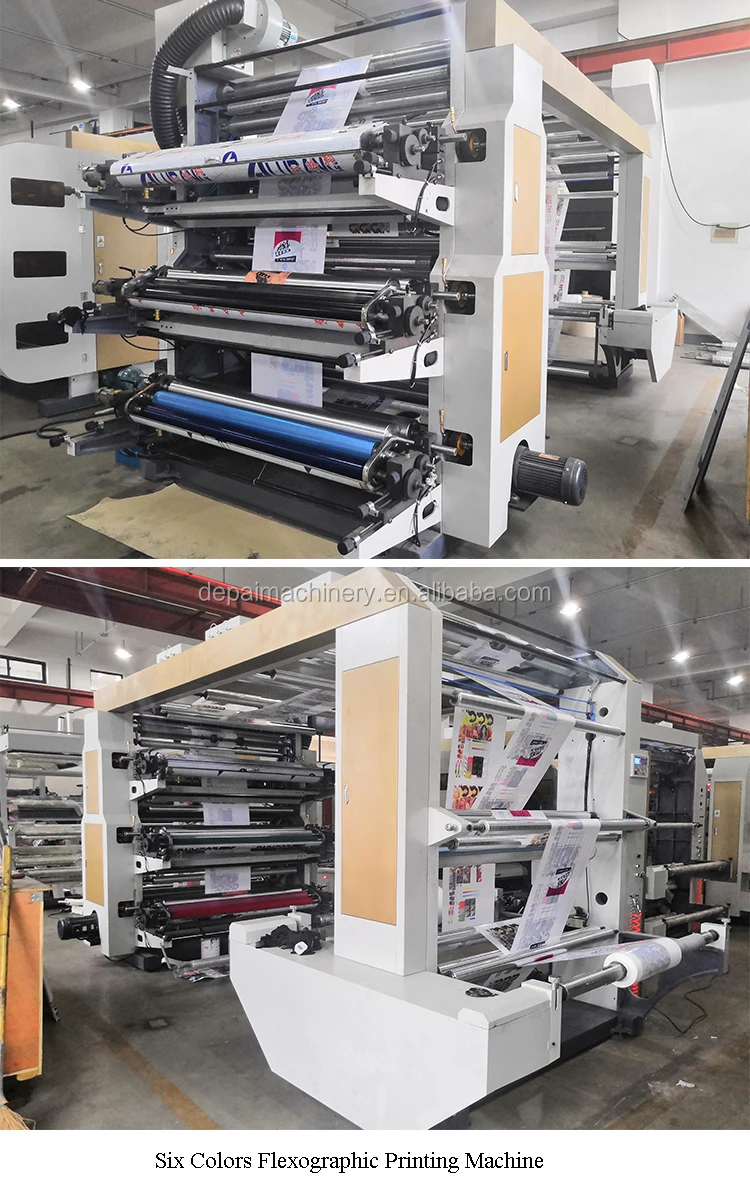 Six Color Plastic Film Bags - Flexography Flexo Printer